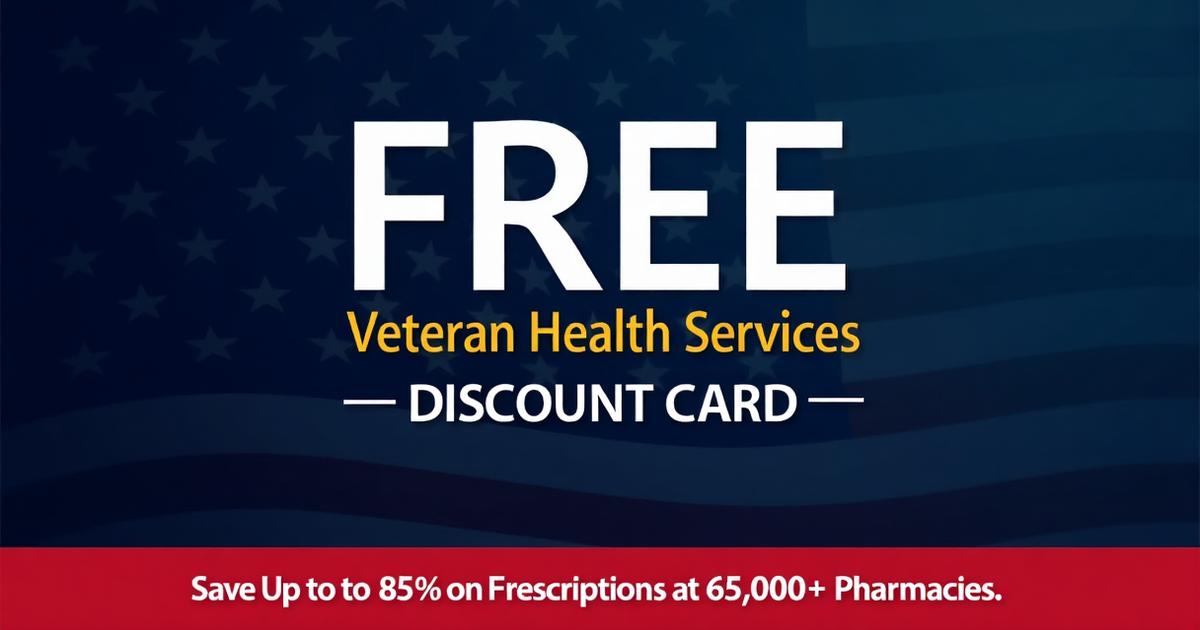 Free Veteran Benefits Discount Card | Save Up to 85% on Prescriptions